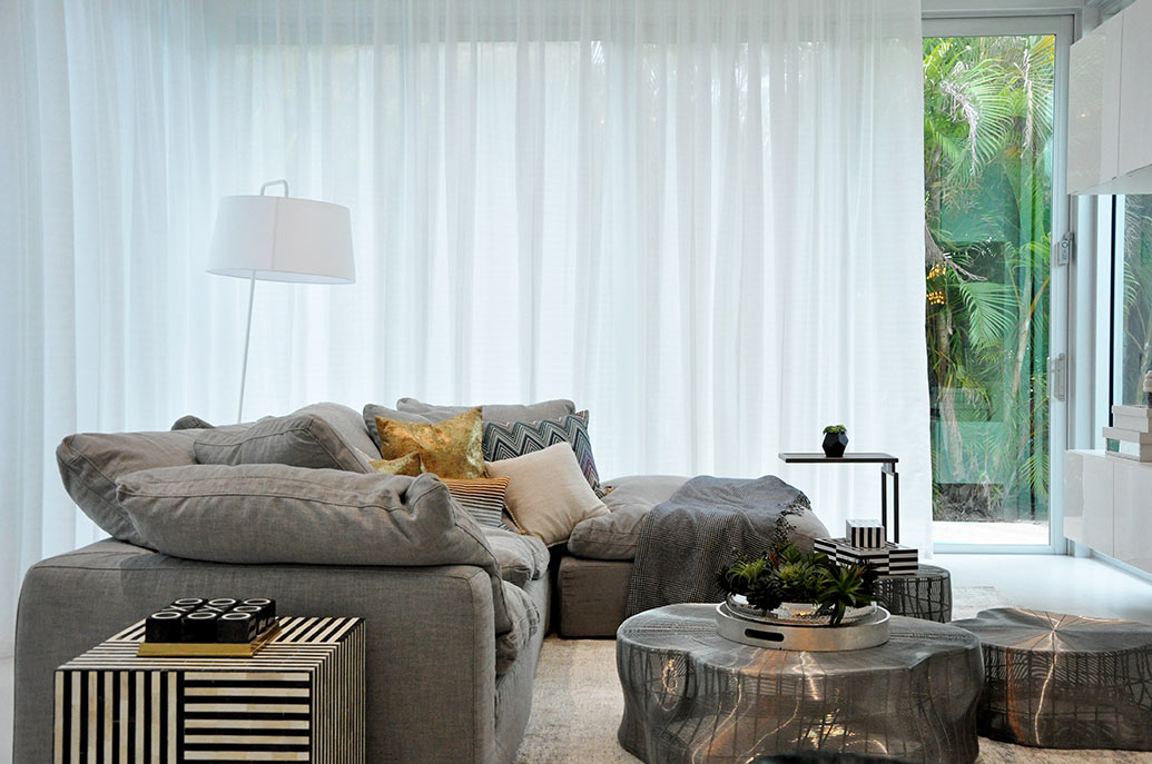 Modern Open Concept Living and Dining Room | DKOR Interiors