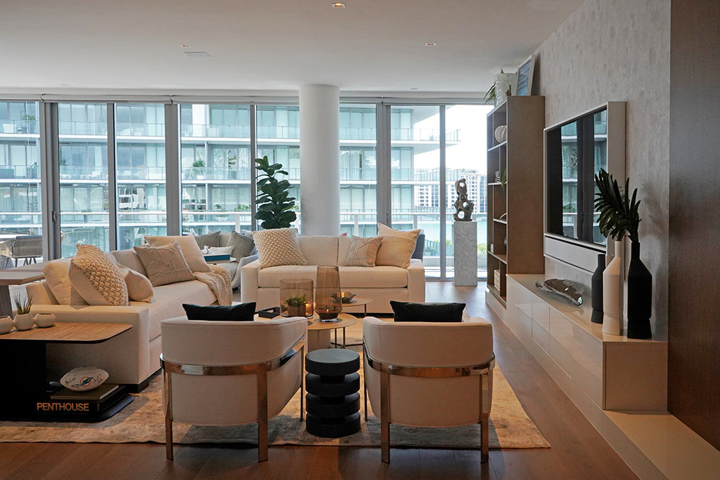 Interior Decoration a Miami Beach Condo | DKOR Interiors